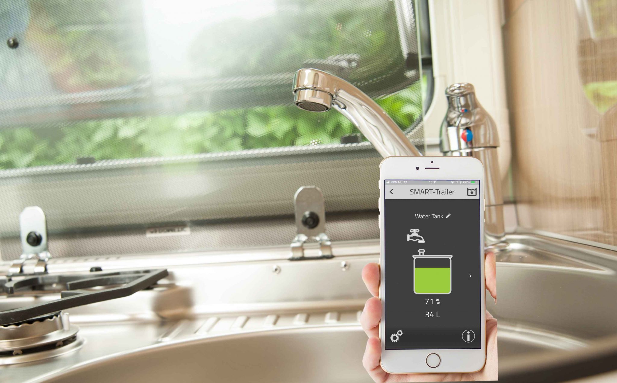 E-waterlevel, controleer makkelijk je watertank niveau - Kamperen ...