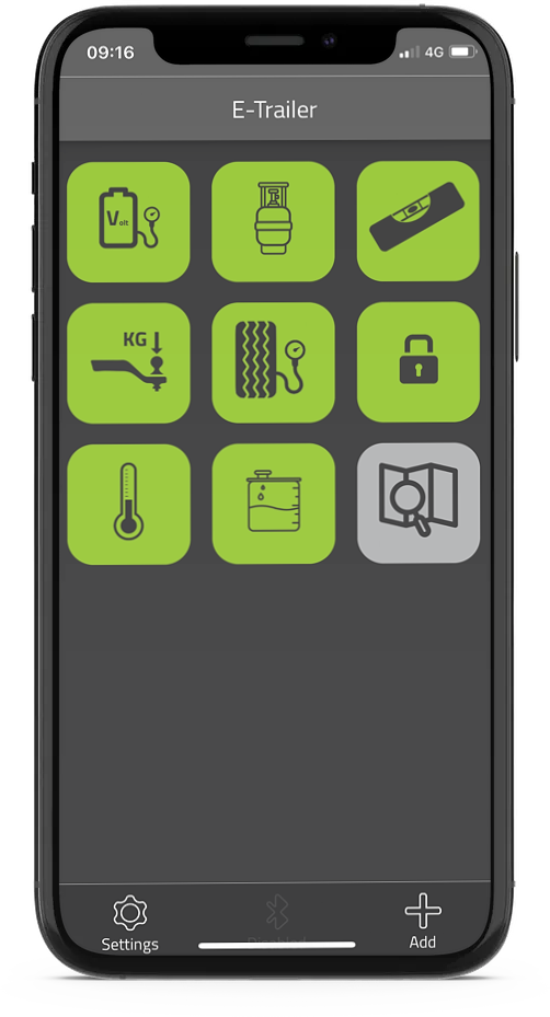 How does the E-Trailer system work? Smartphone and bluetooth
